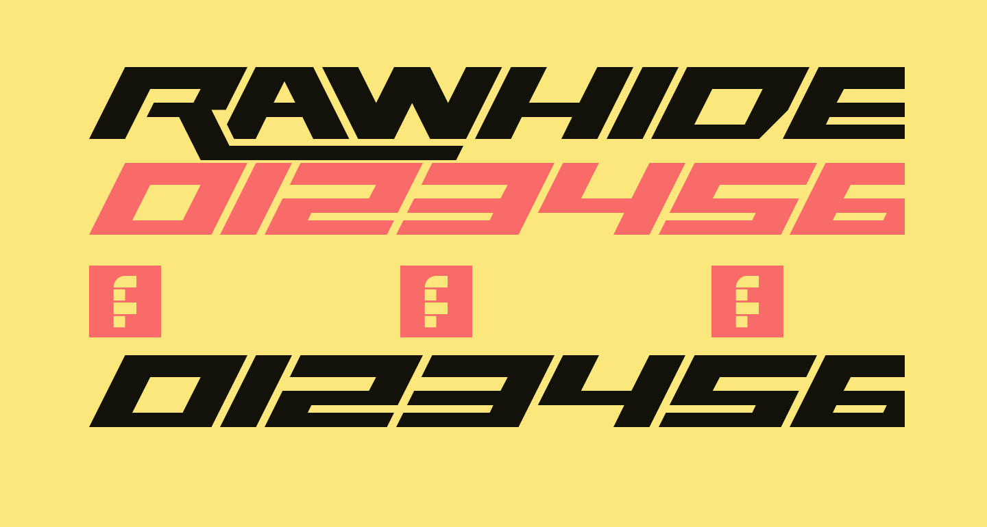 Rawhide Raw 2012 Regular free Font - What Font Is