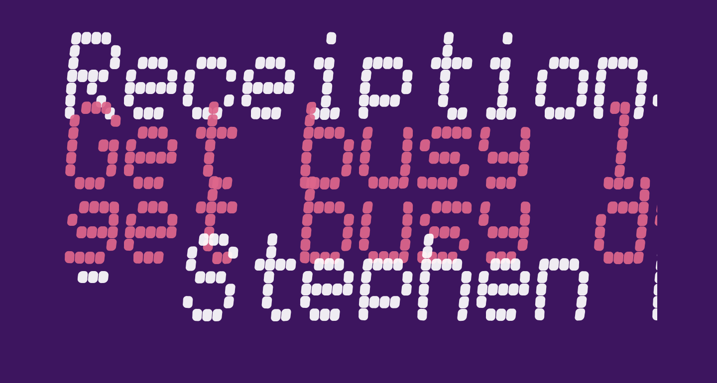 Receiptional Receipt Regular free Font - What Font Is