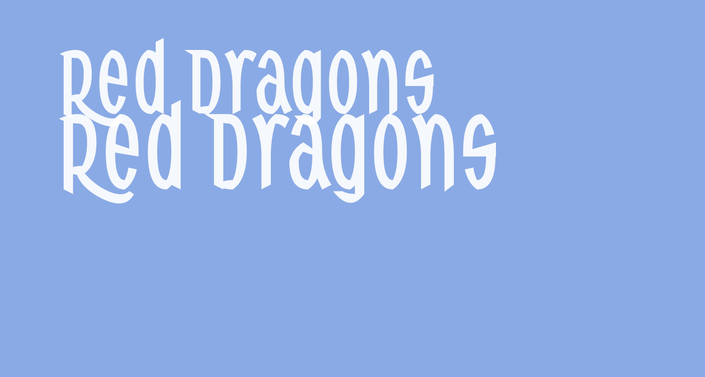Red Dragons free Font - What Font Is
