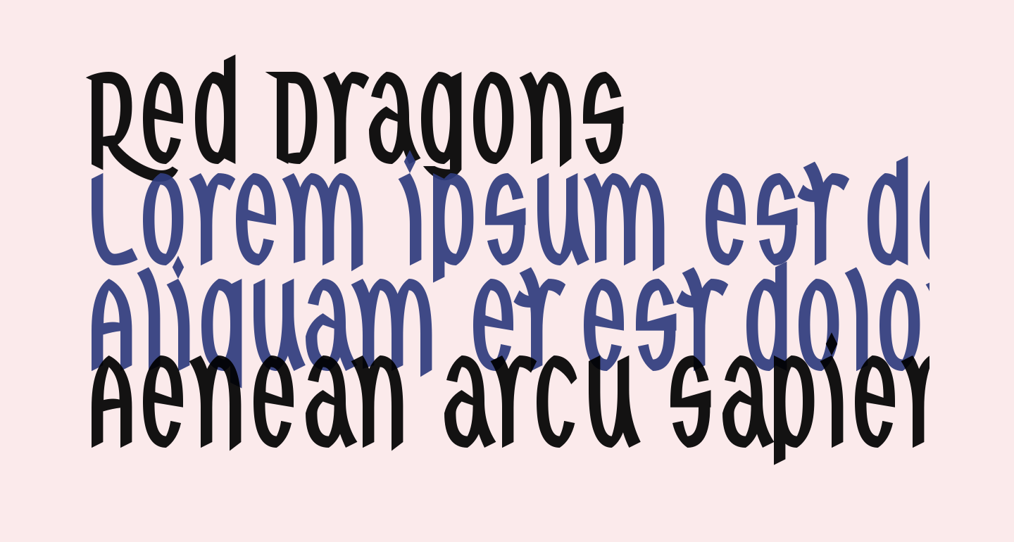Red Dragons free Font - What Font Is