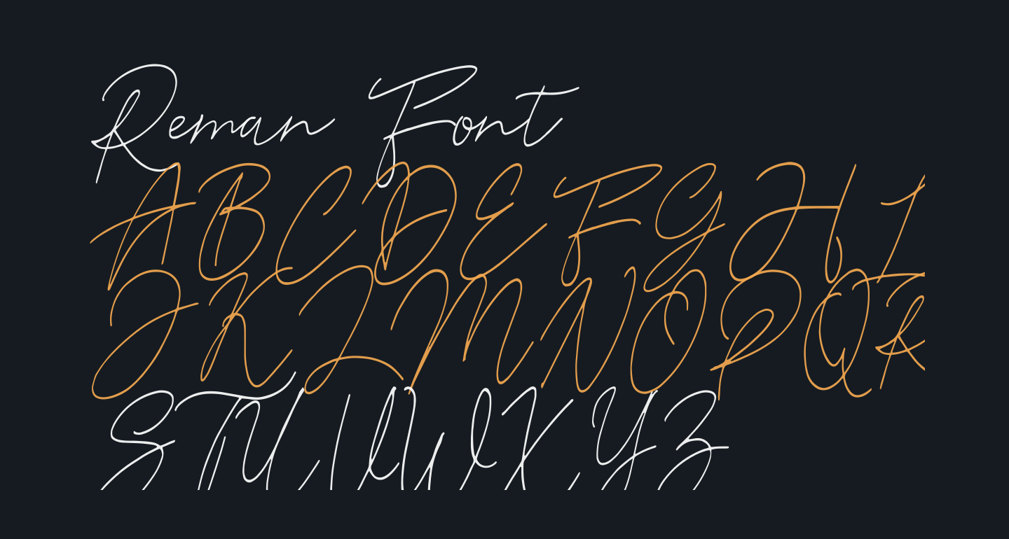 Reman free Font - What Font Is
