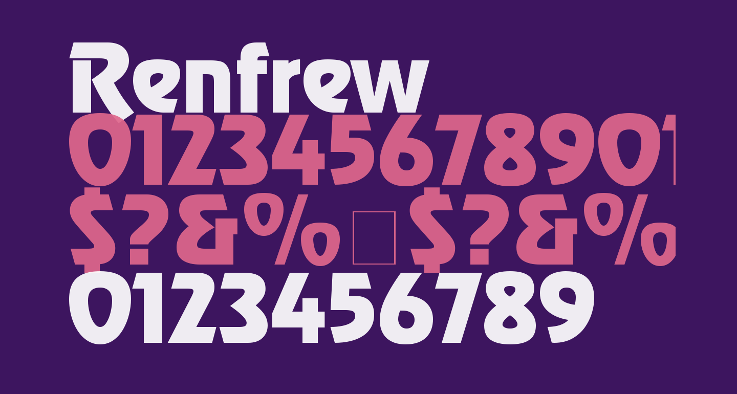 Renfrew free Font - What Font Is
