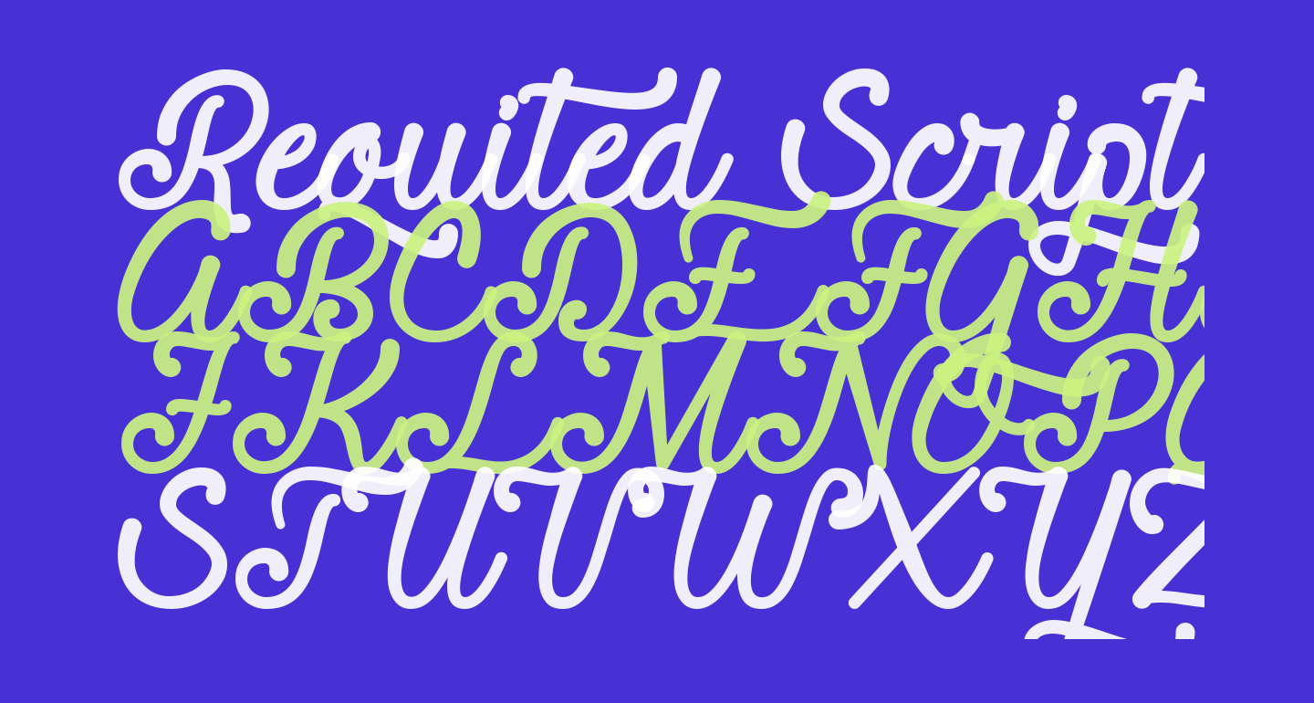 Requited Script Demo free Font - What Font Is