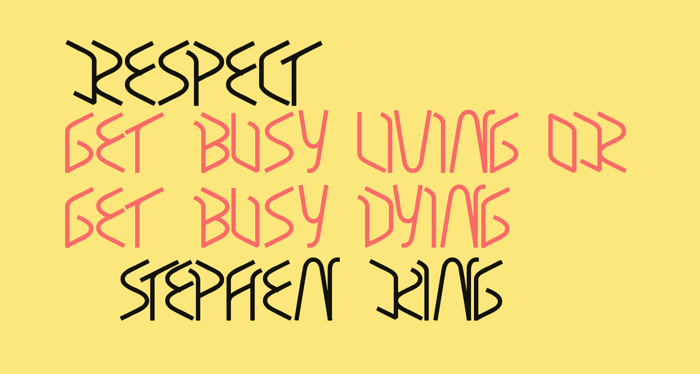 Respect free Font - What Font Is