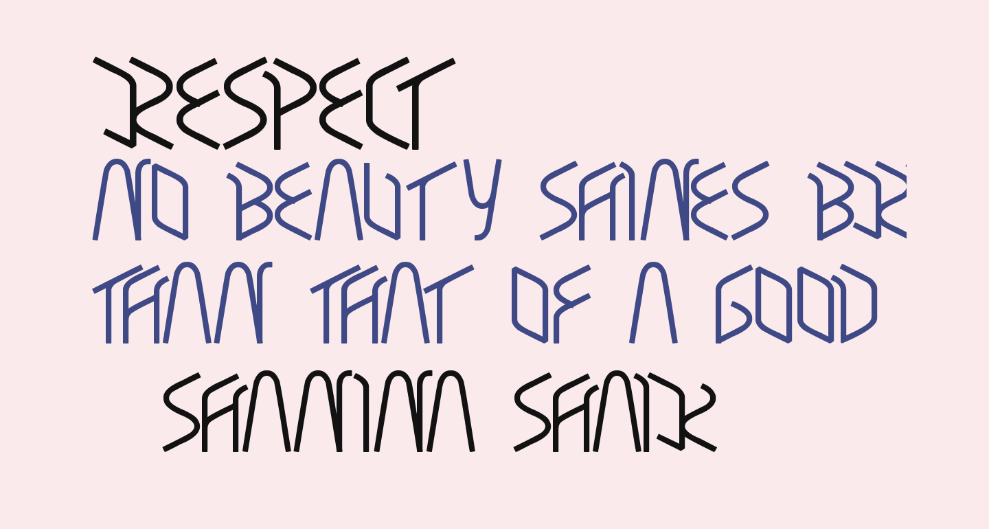 Respect free Font - What Font Is