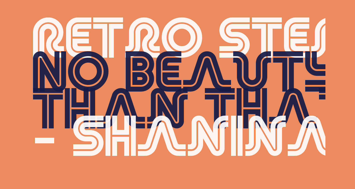 Retro Stereo Wide free Font - What Font Is