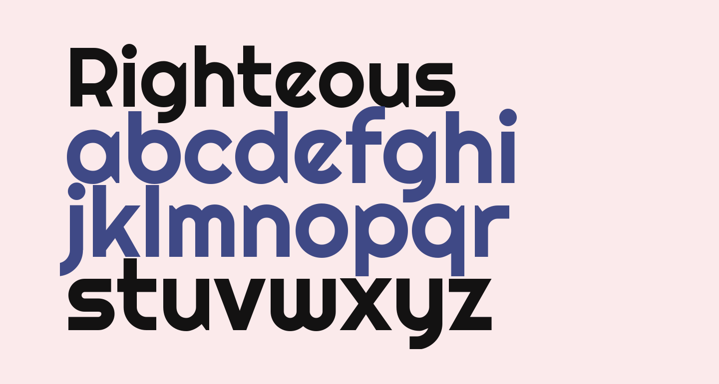 Righteous free Font - What Font Is