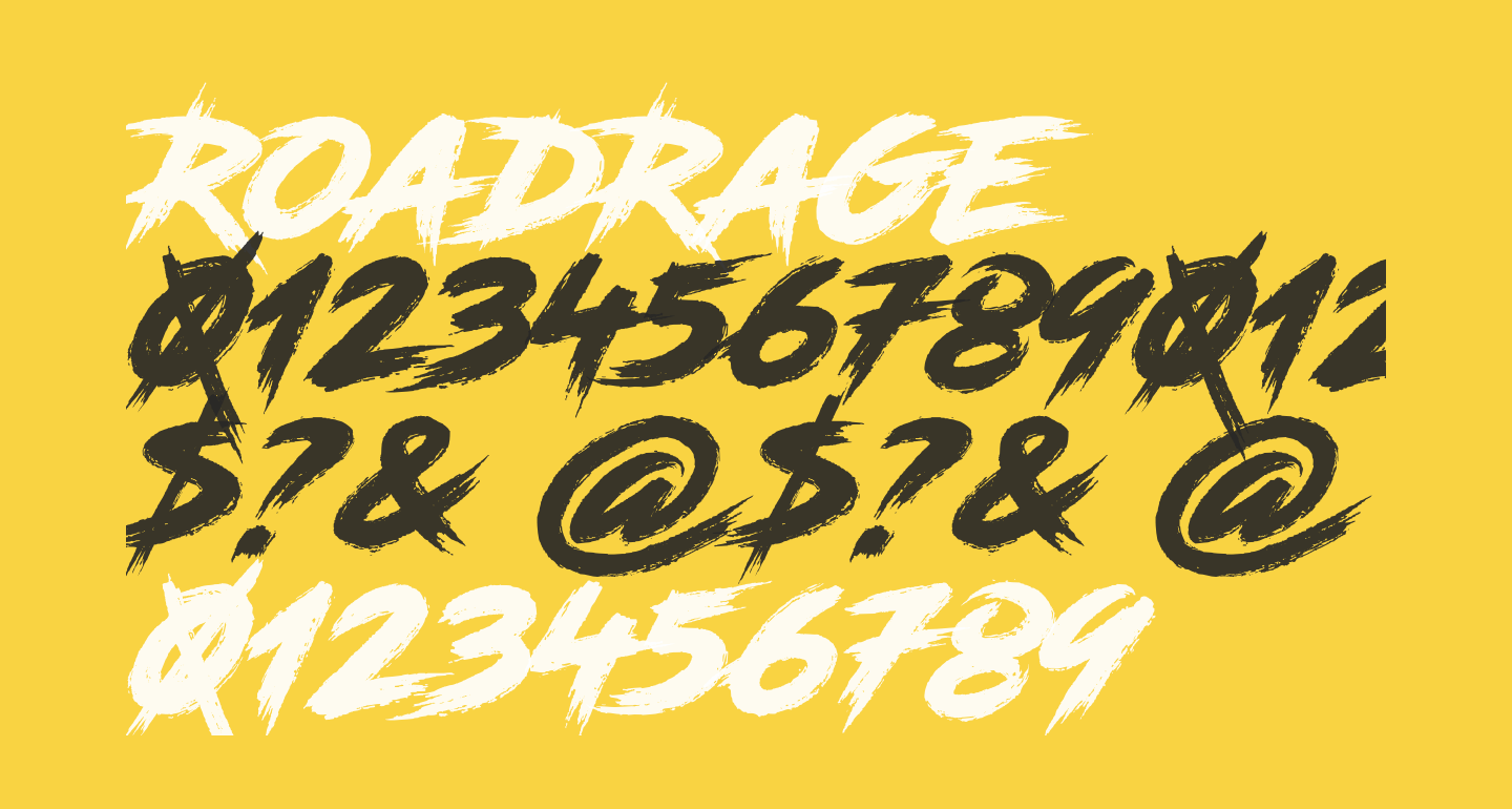 RoadRage free Font - What Font Is