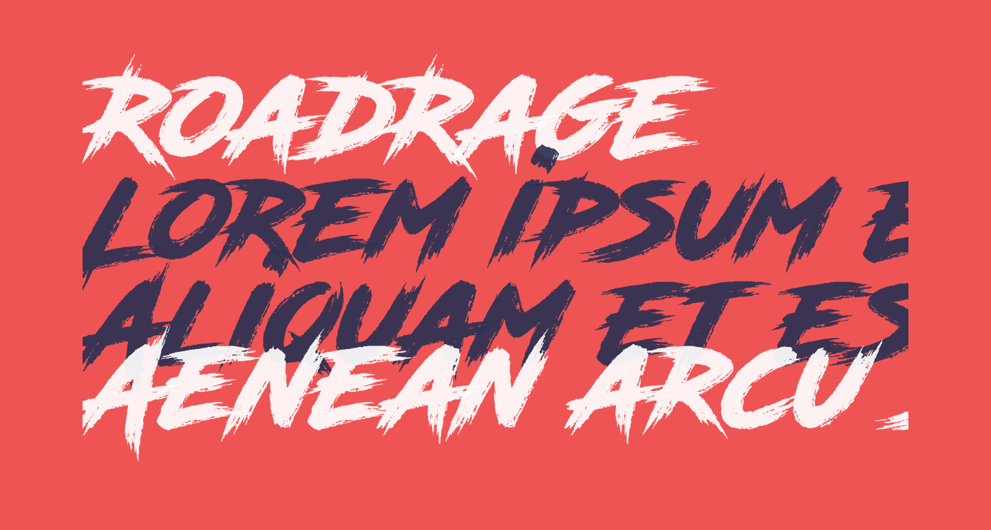 RoadRage free Font - What Font Is