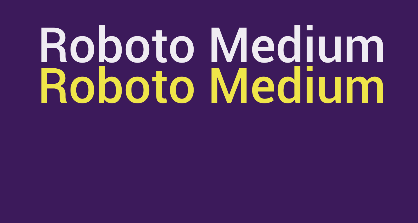 Roboto Medium free Font - What Font Is