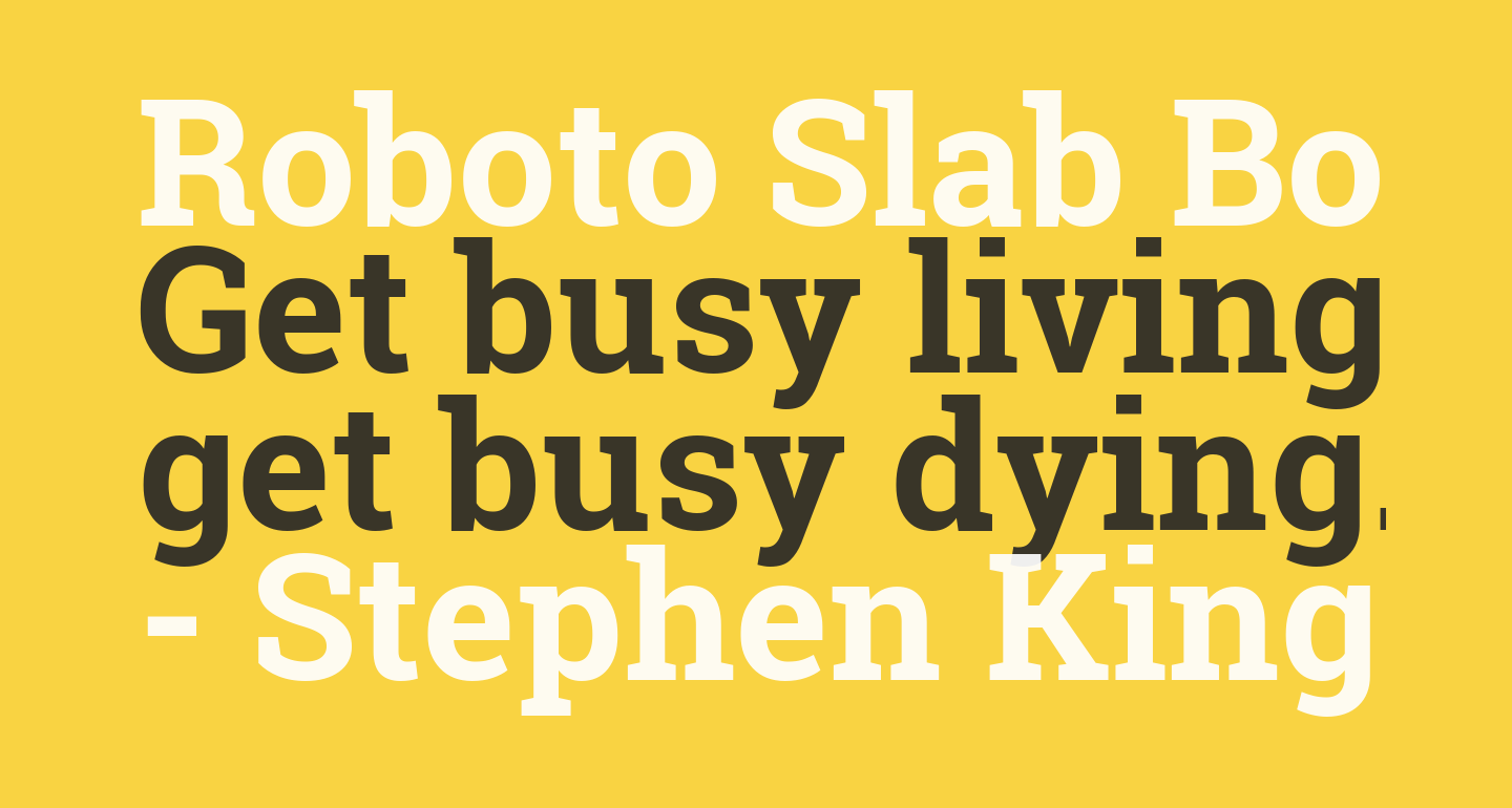 Roboto Slab Bold free Font - What Font Is