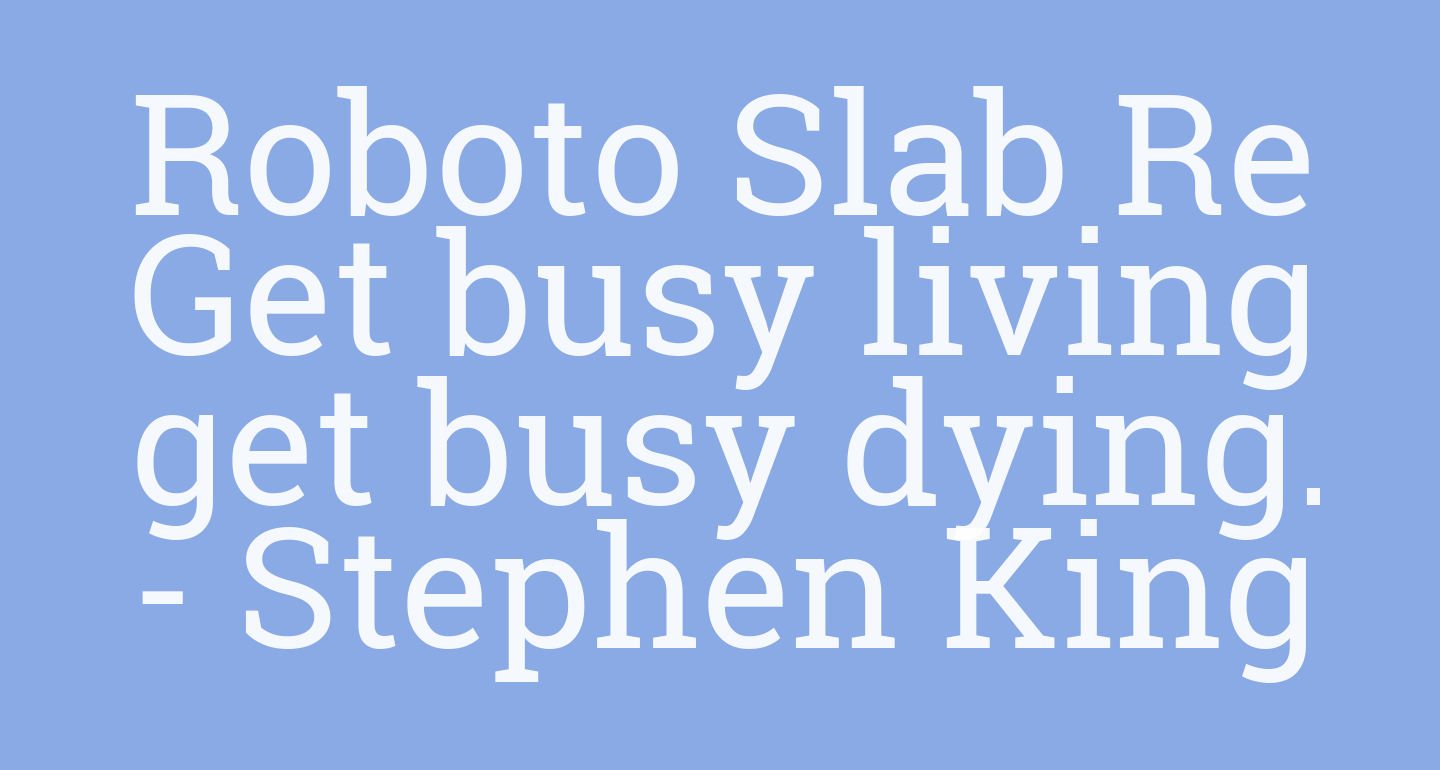 Roboto Slab Regular free Font - What Font Is