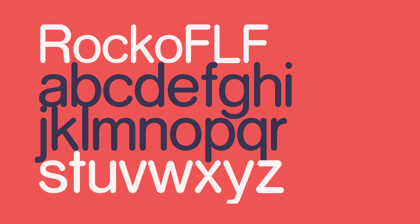 RockoFLF free Font - What Font Is