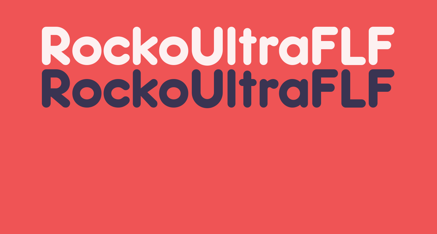 RockoUltraFLF free Font - What Font Is