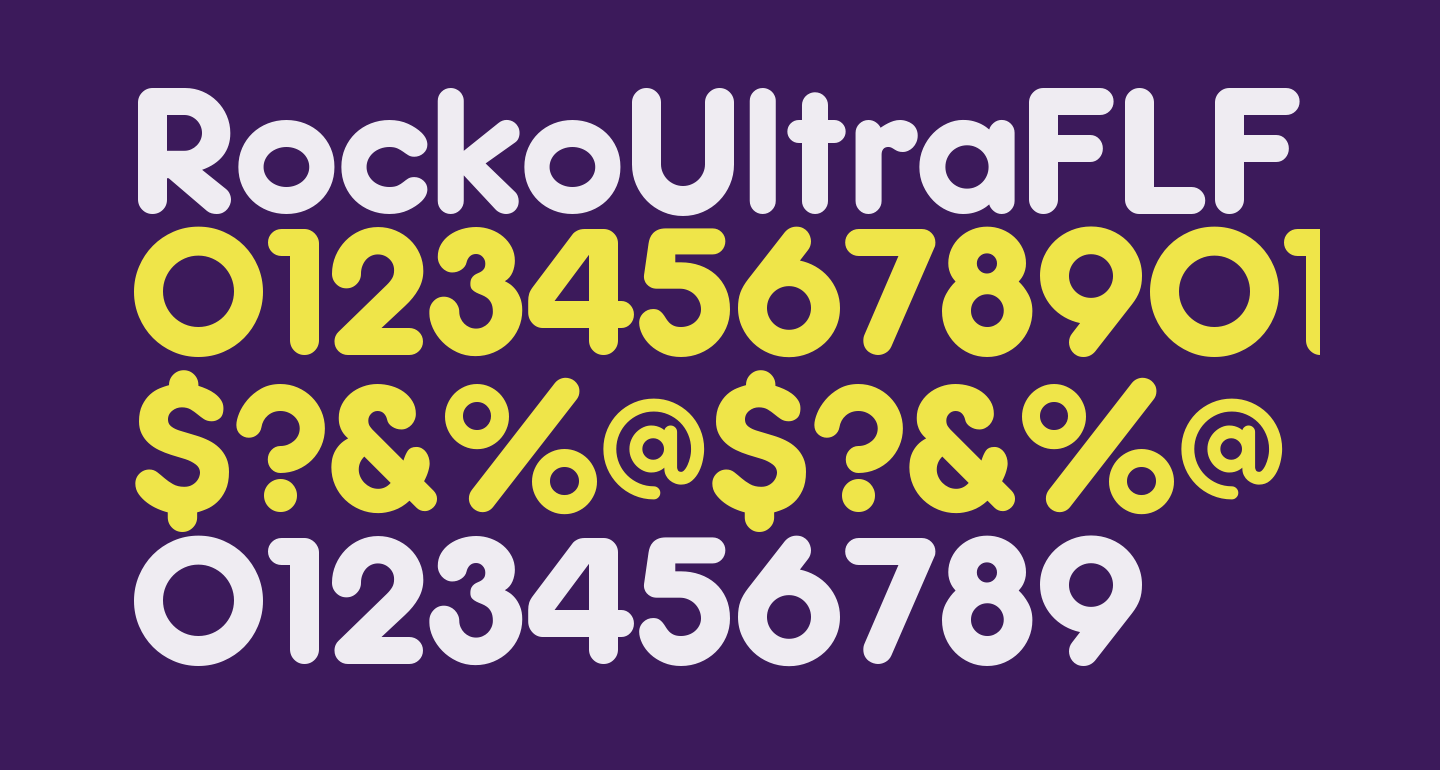 RockoUltraFLF free Font - What Font Is