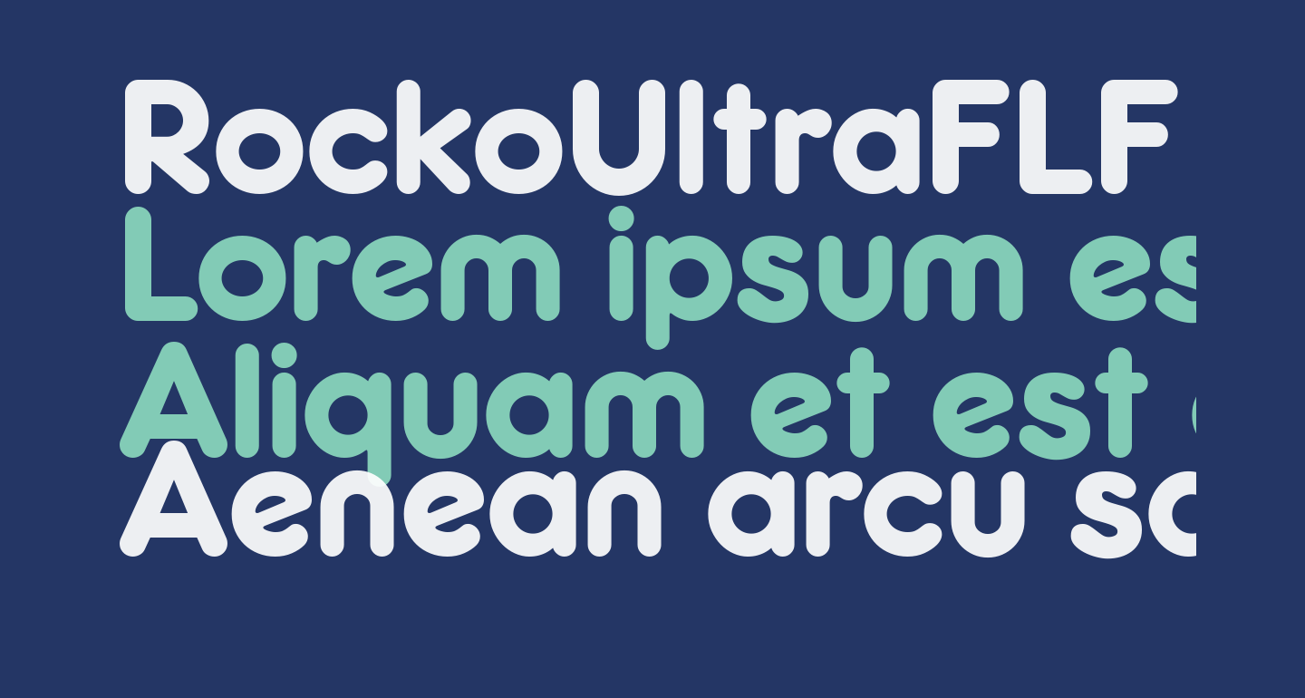 RockoUltraFLF free Font - What Font Is