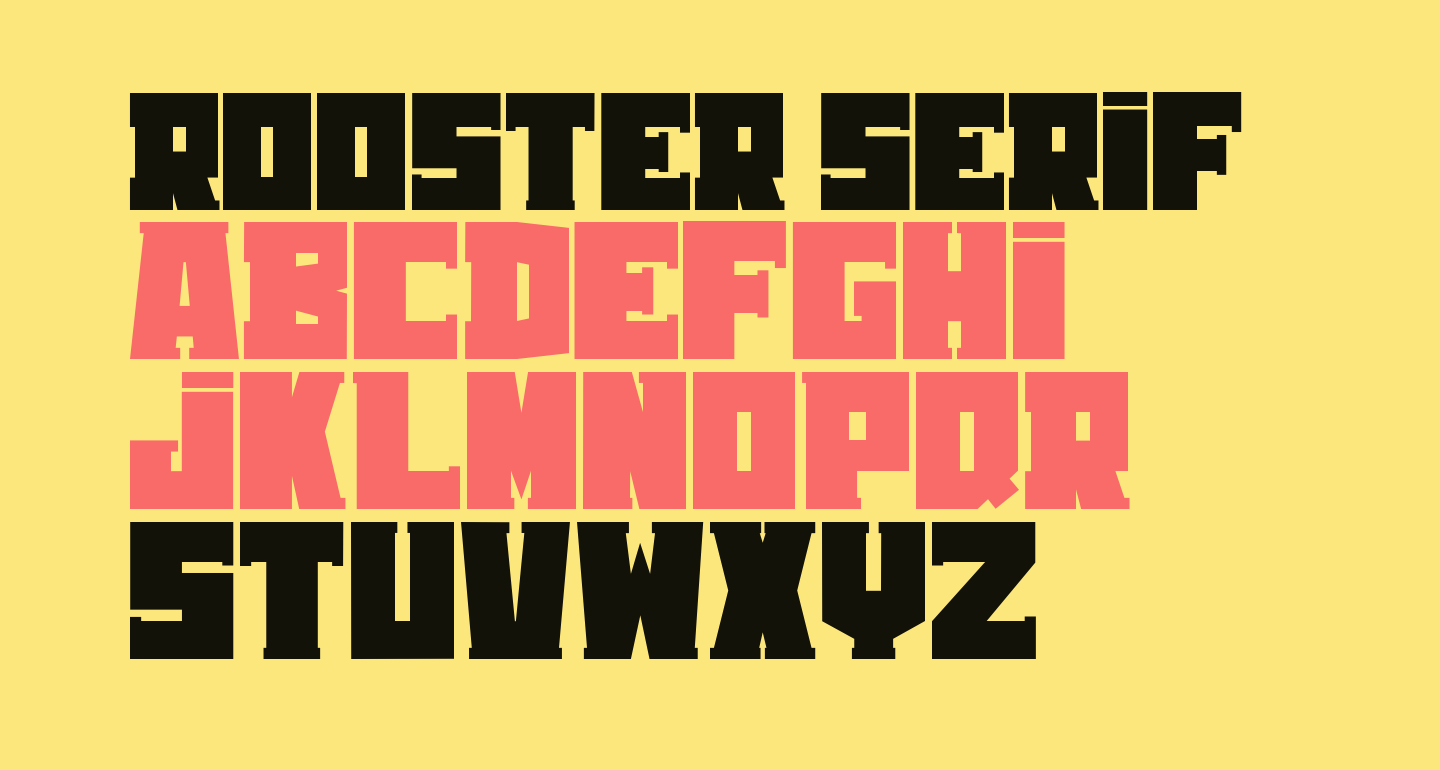 Rooster Serif free Font - What Font Is
