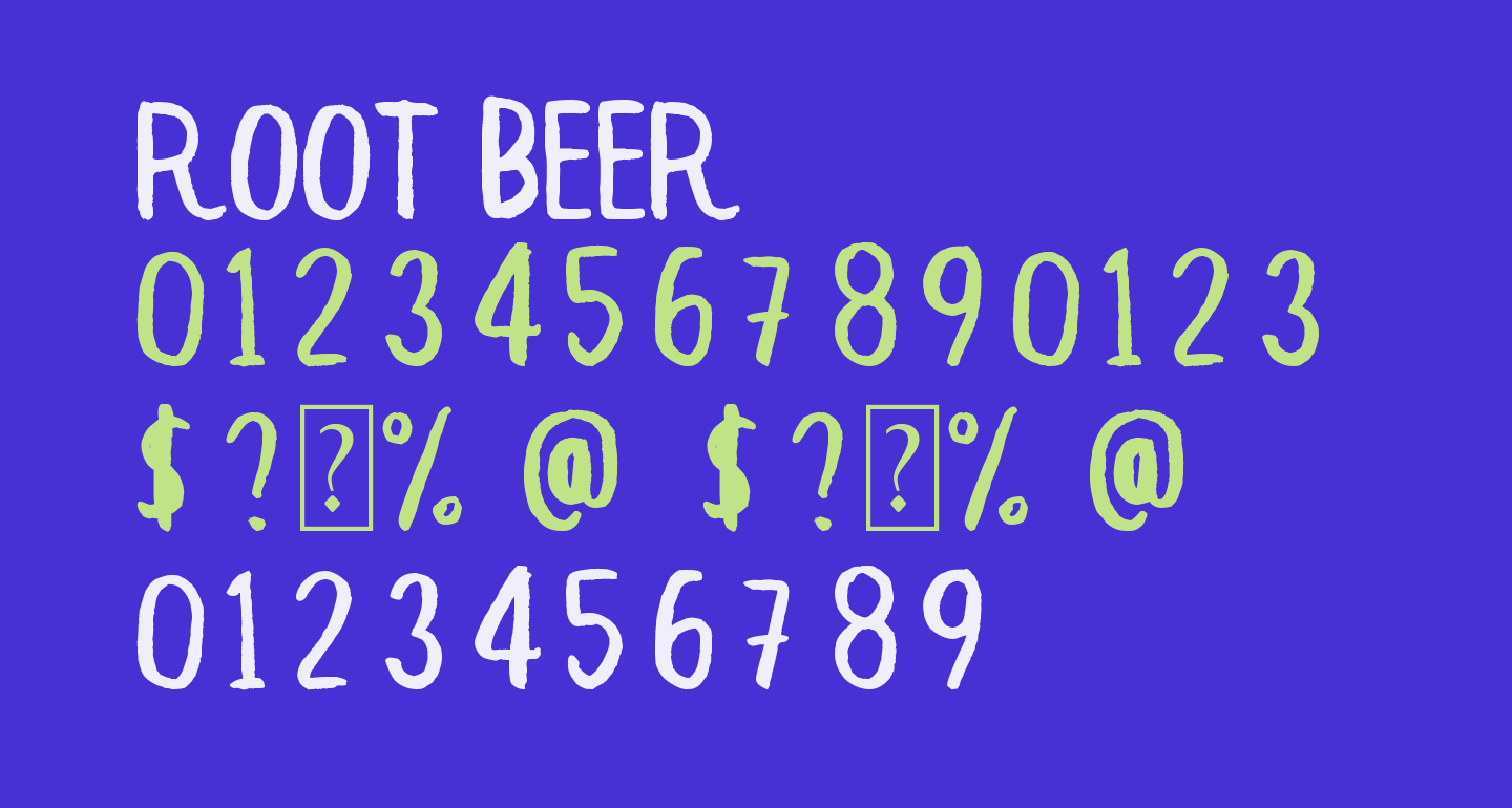 Root Beer free Font - What Font Is
