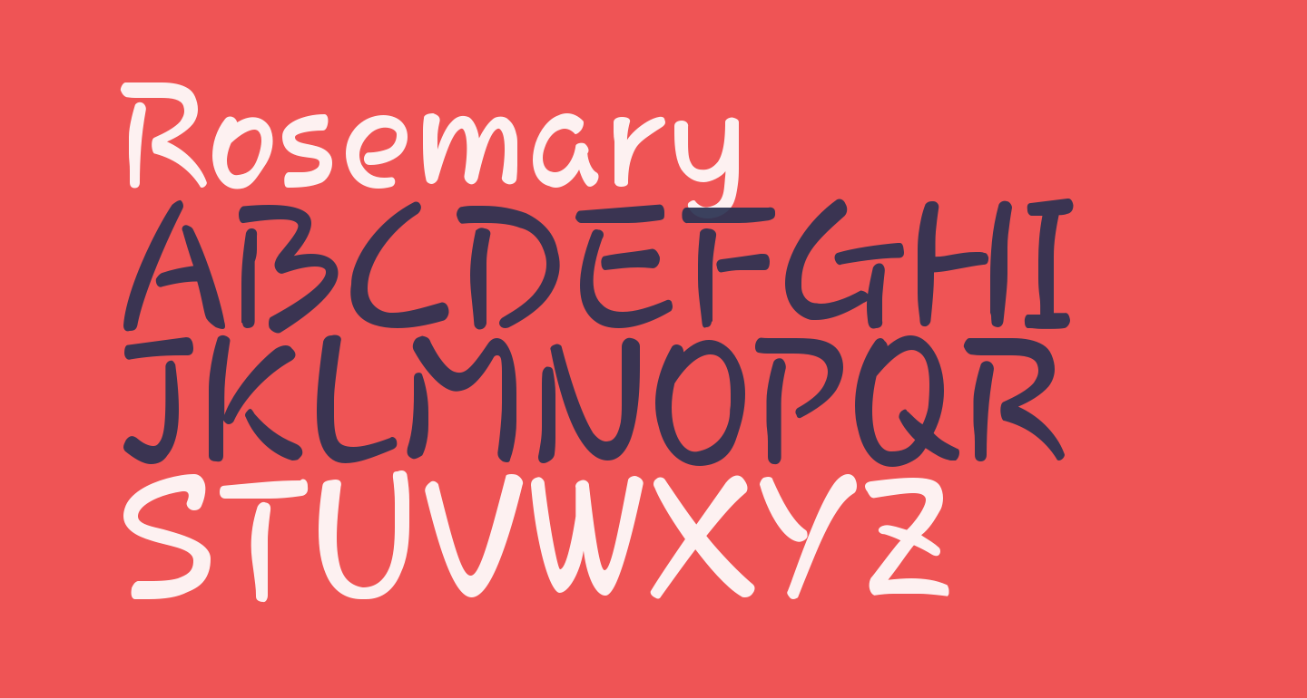 Rosemary free Font - What Font Is