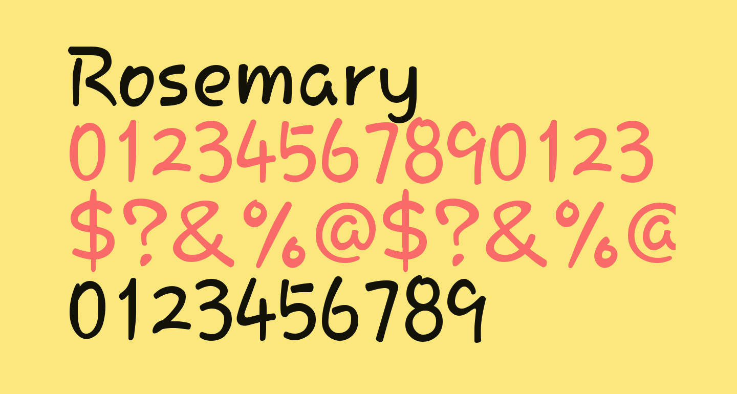 Rosemary free Font - What Font Is