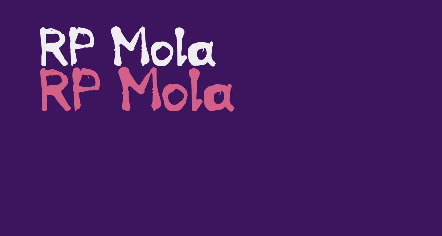 RP Mola free Font - What Font Is