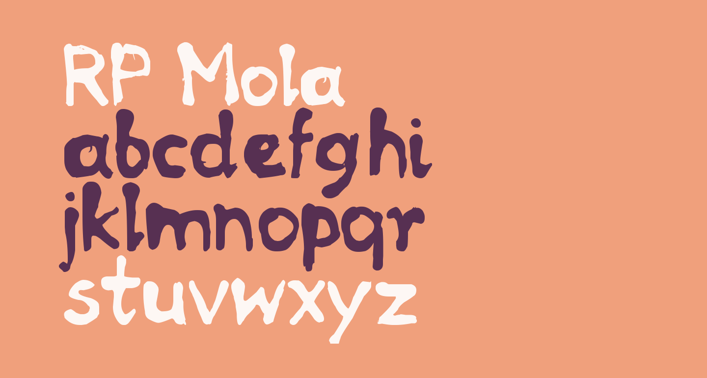 RP Mola free Font - What Font Is