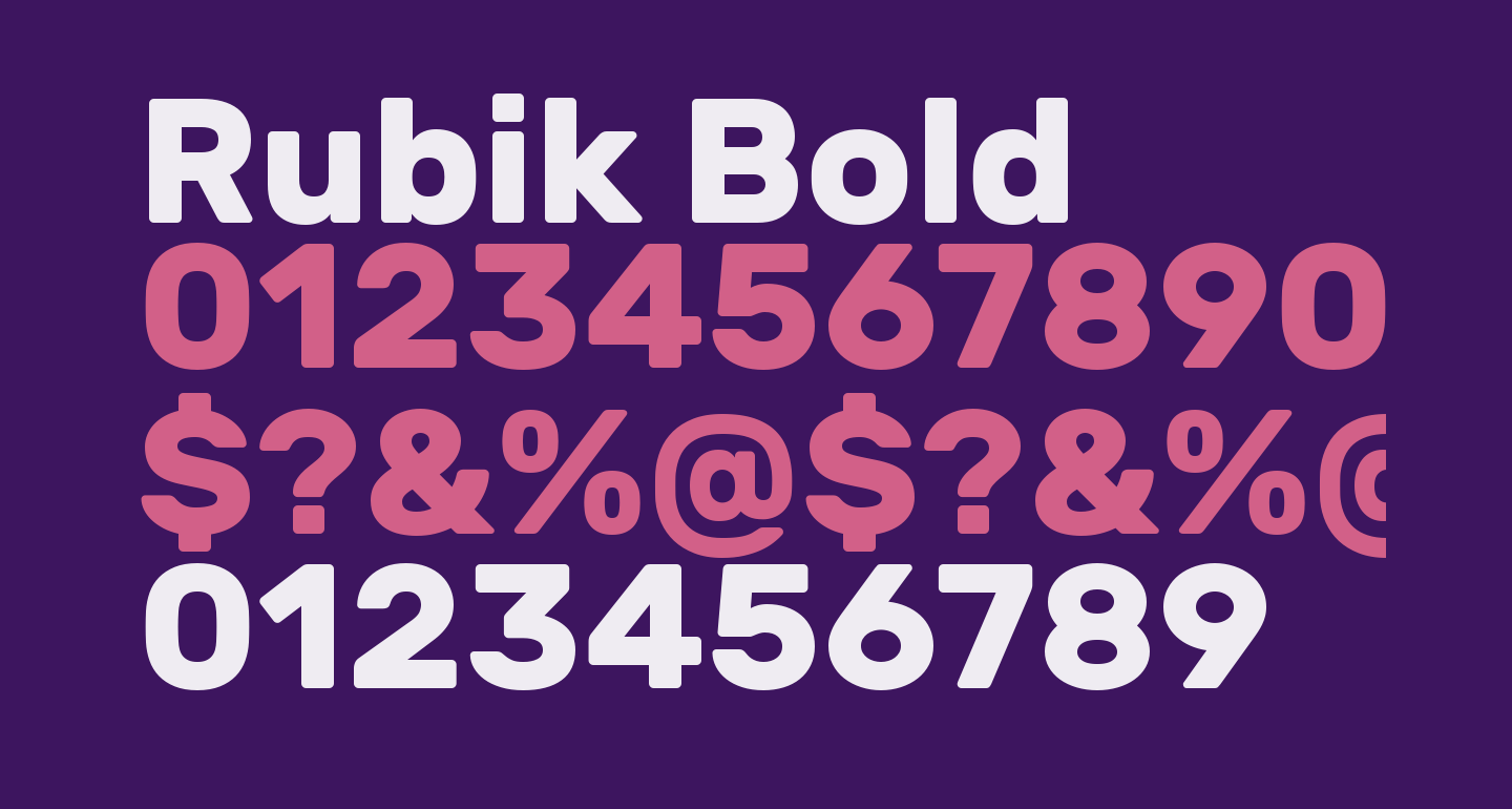 Rubik Bold free Font - What Font Is