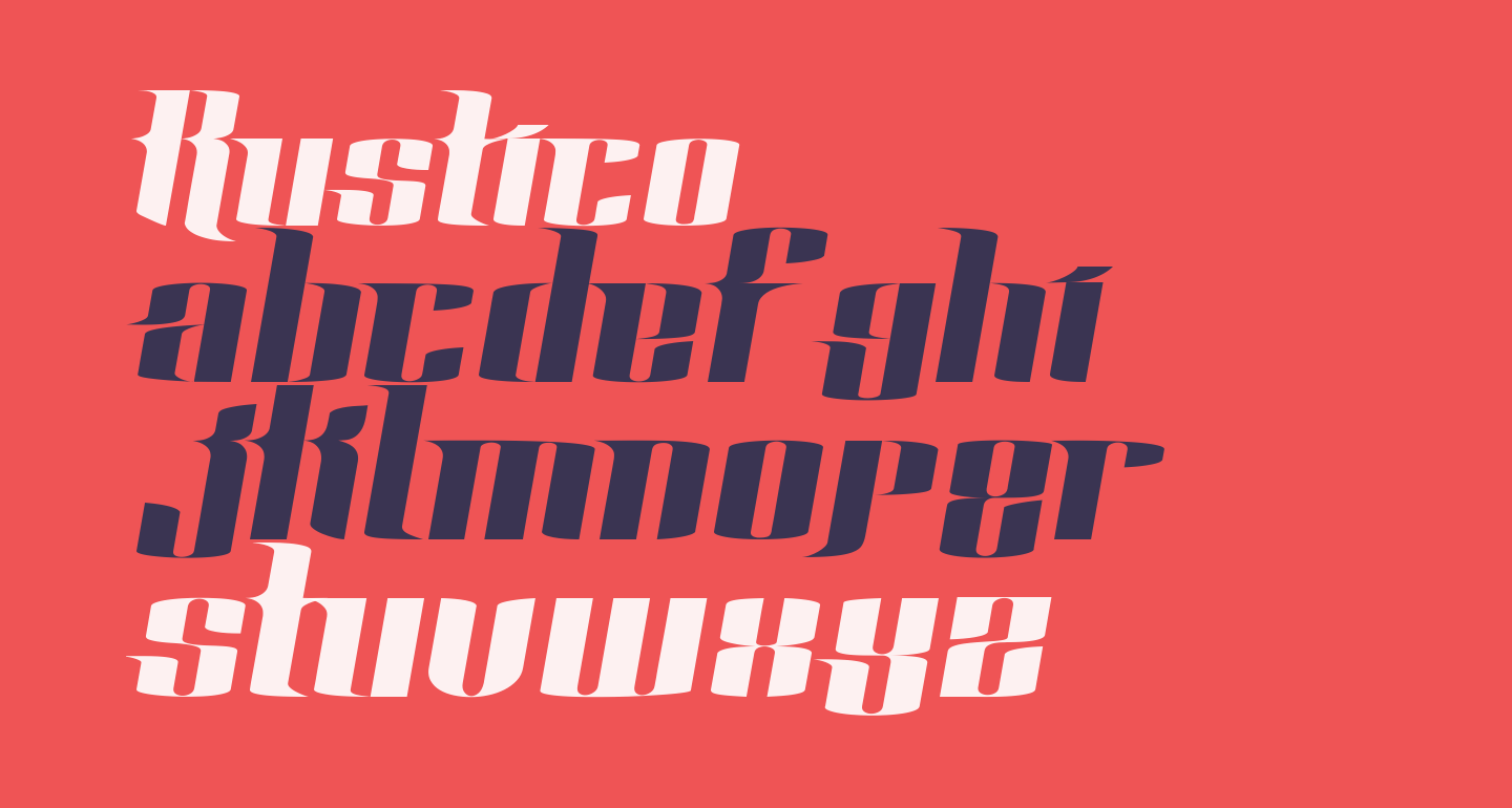 Rustico free Font - What Font Is
