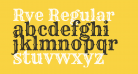 Rye Regular free Font - What Font Is