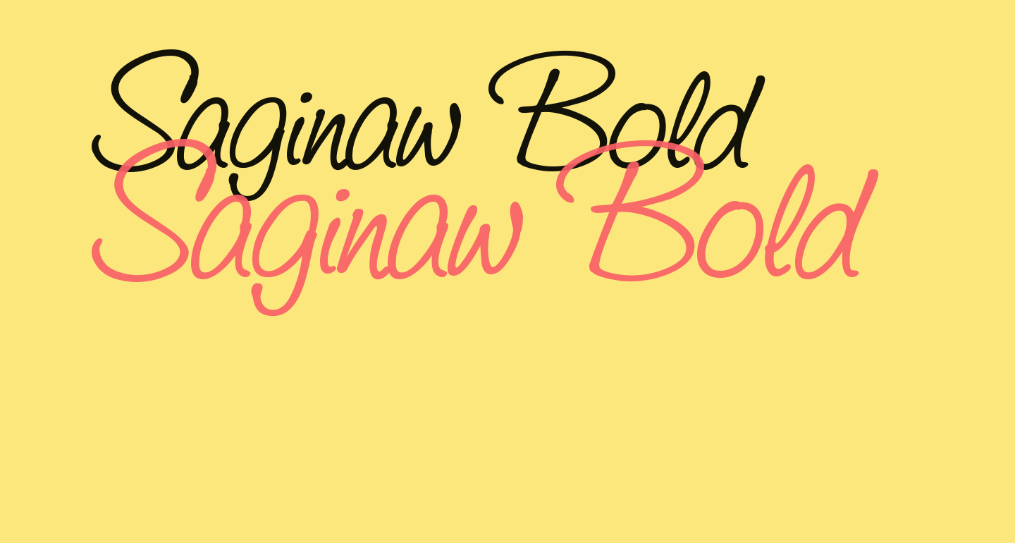 Saginaw Bold free Font - What Font Is
