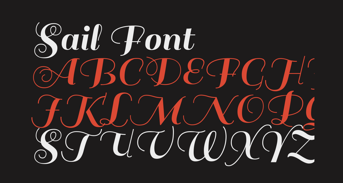 Sail free Font - What Font Is