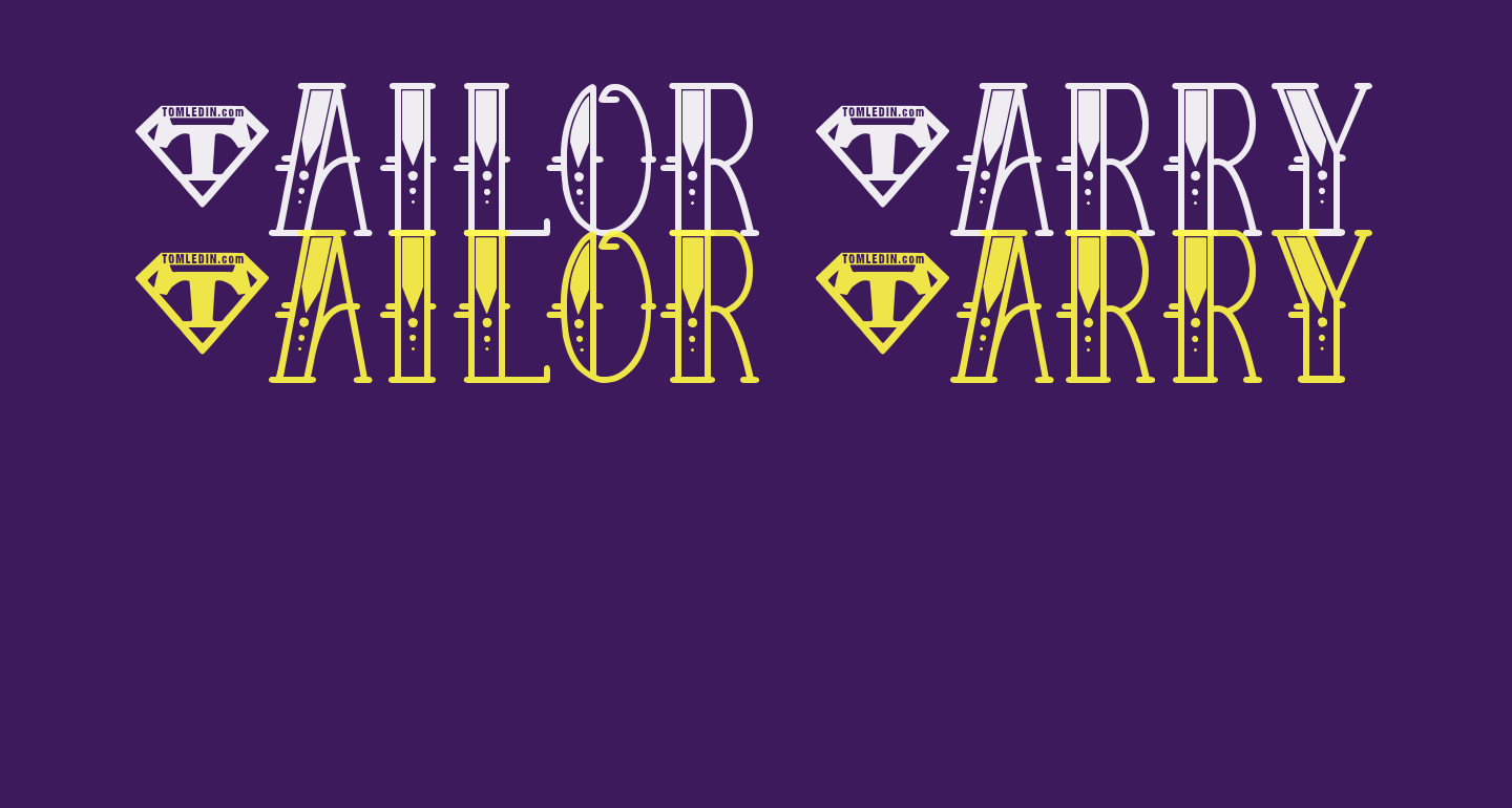 Sailor Larry Fancy free Font - What Font Is