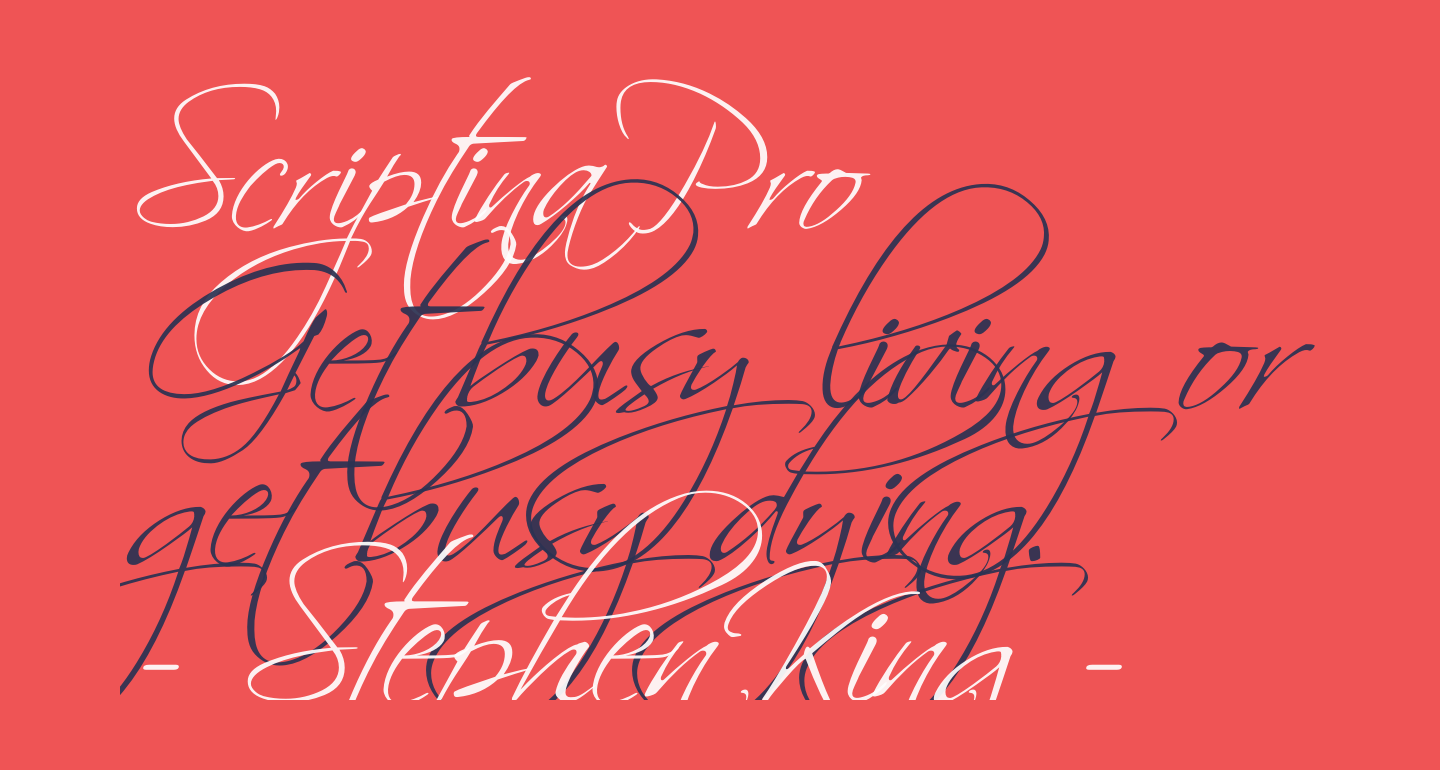 Scriptina Pro free Font - What Font Is