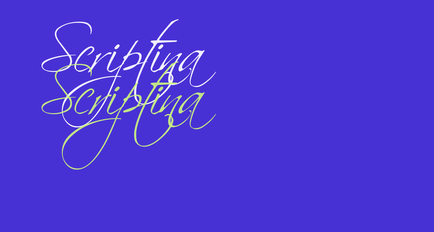 Scriptina free Font - What Font Is
