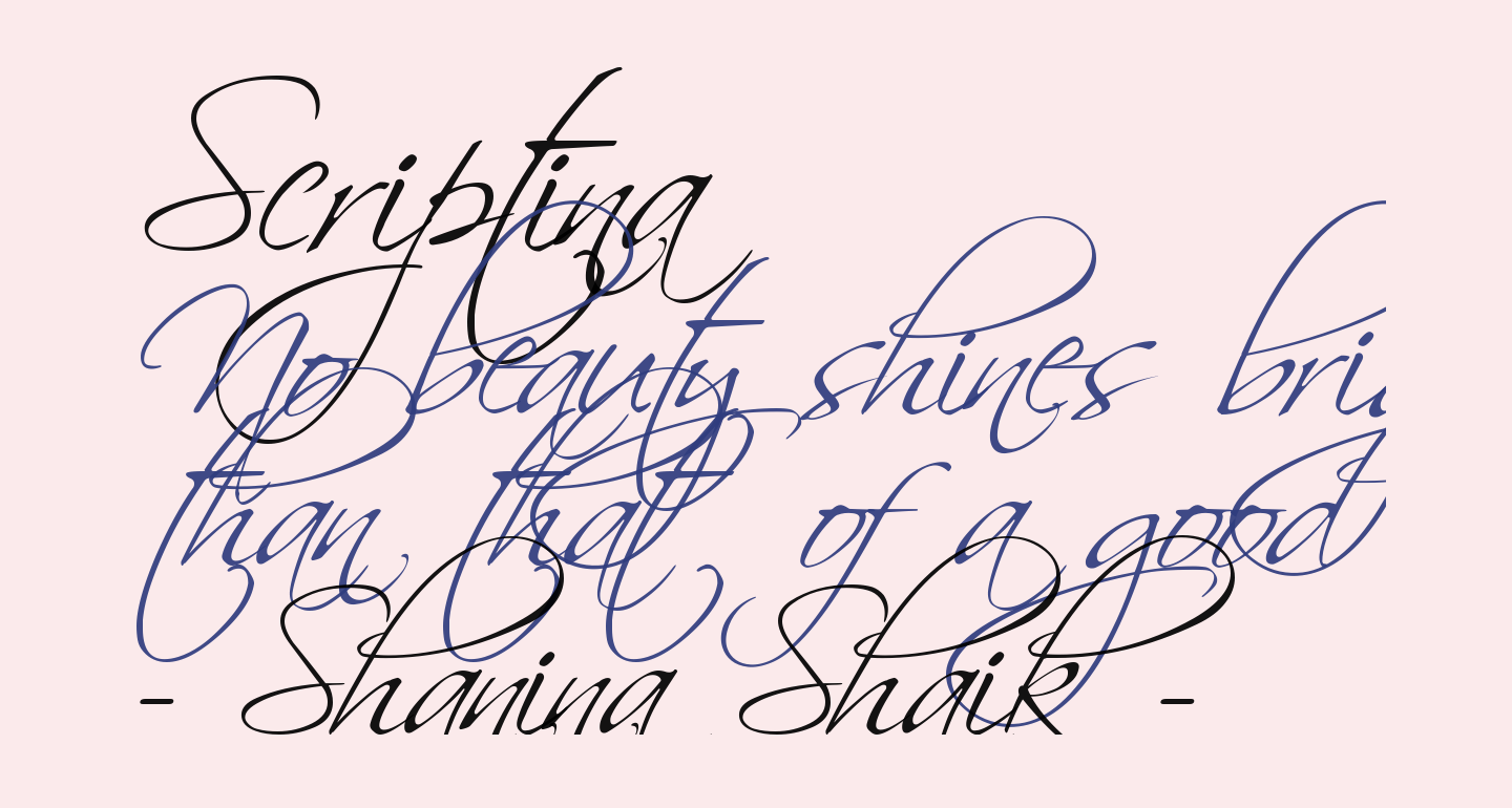 Scriptina free Font - What Font Is