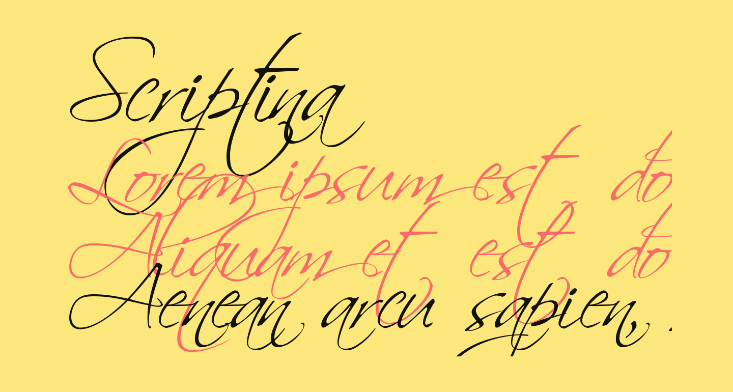 Scriptina free Font - What Font Is
