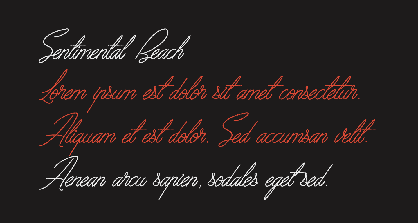 Sentimental Beach free Font - What Font Is