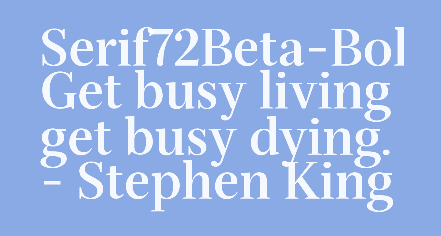 Serif72Beta-Bold free Font - What Font Is