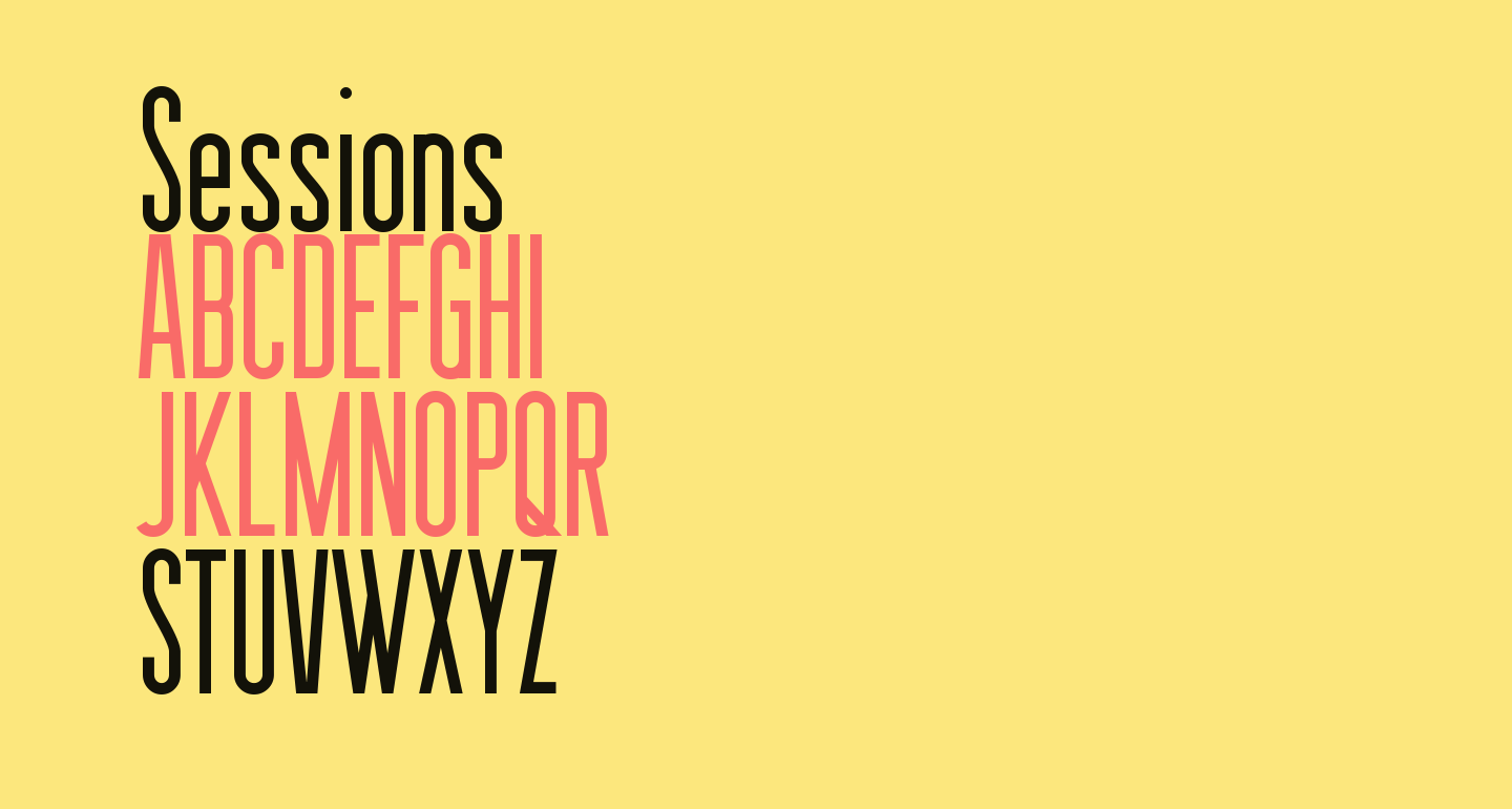 Sessions free Font - What Font Is