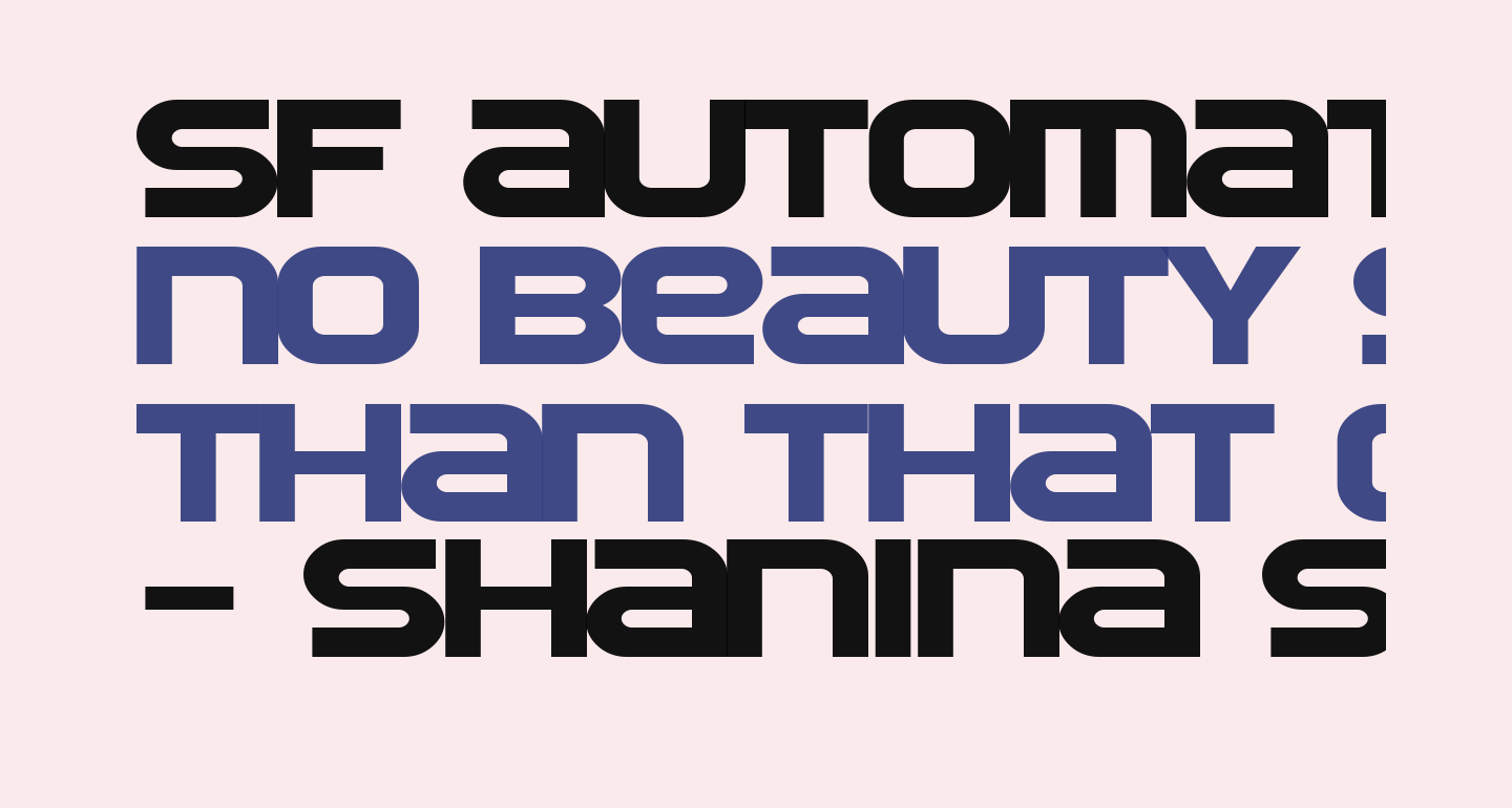 SF Automaton Extended free Font - What Font Is