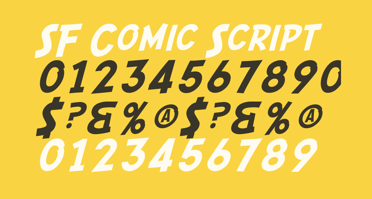 SF Comic Script free Font - What Font Is