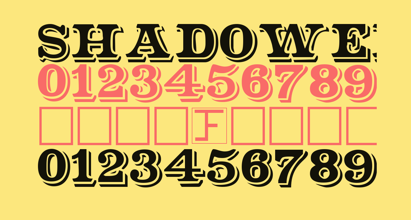 Shadowed Serif free Font - What Font Is