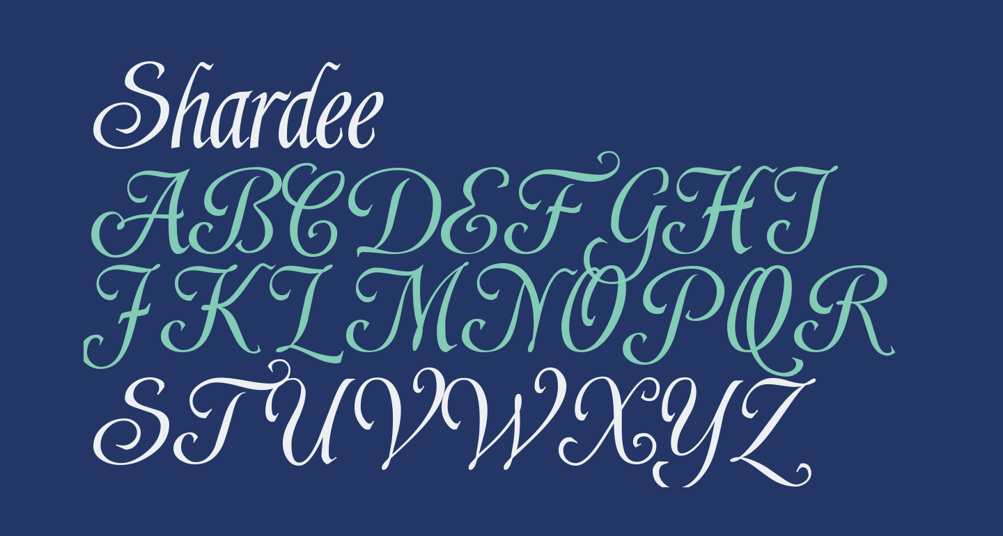 Shardee free Font - What Font Is