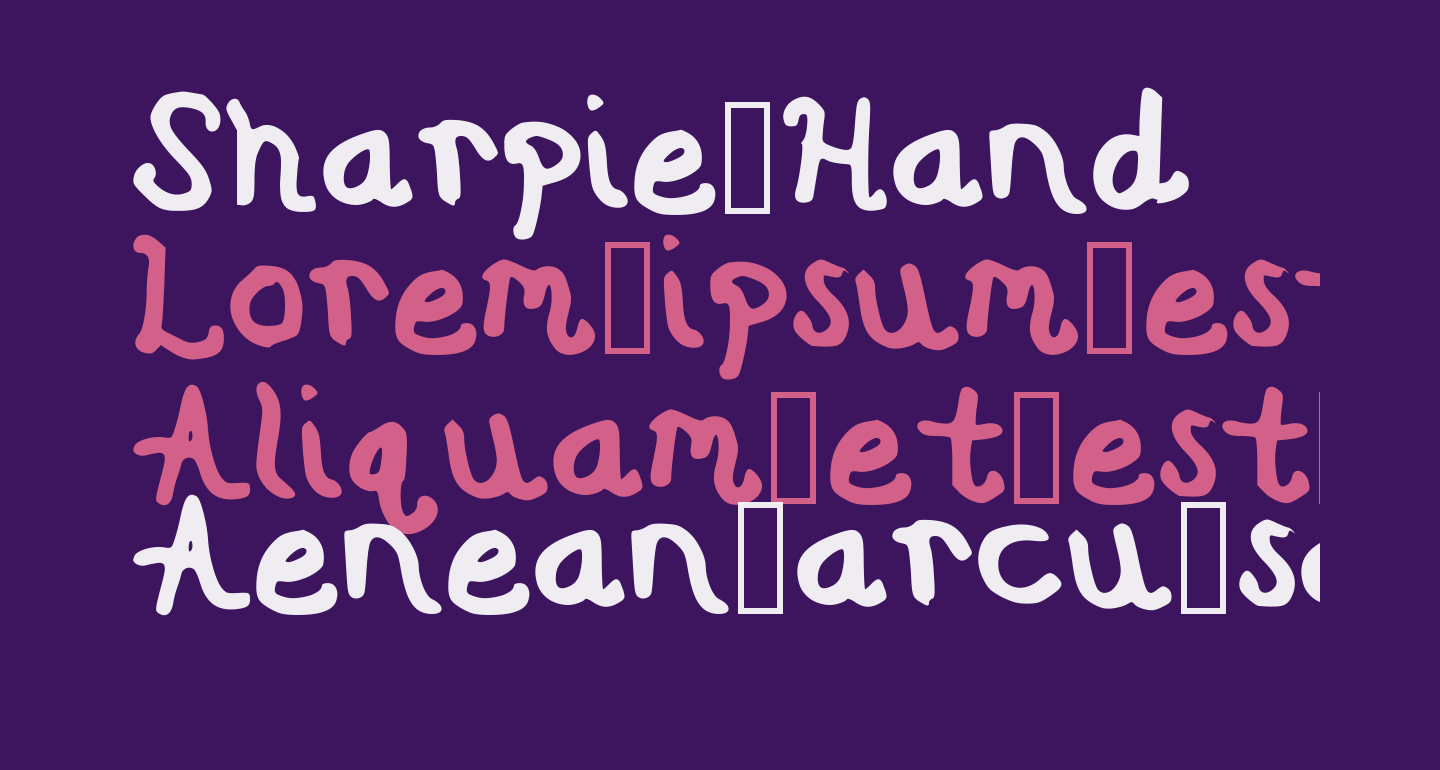 Sharpie Hand free Font - What Font Is