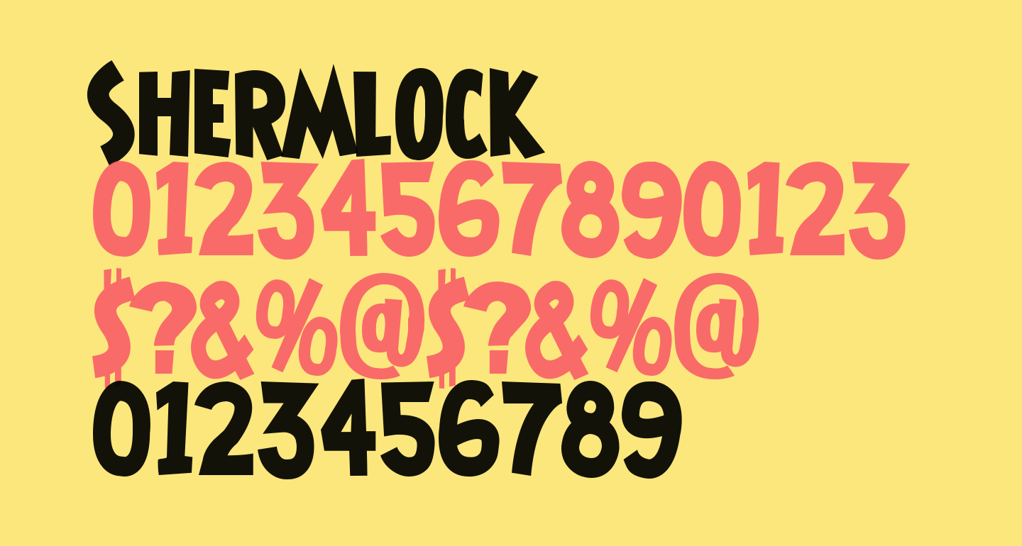 Shermlock free Font - What Font Is