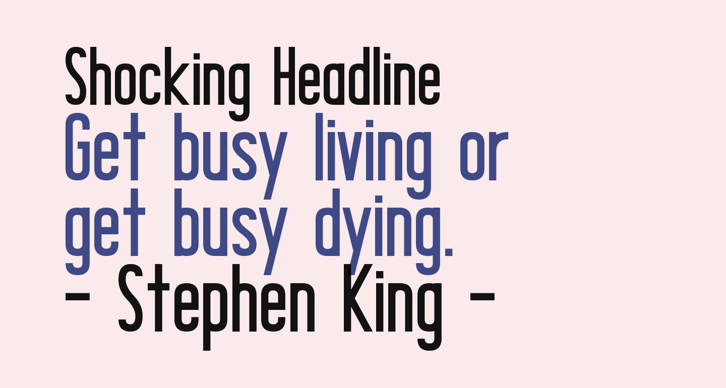 Shocking Headline free Font - What Font Is