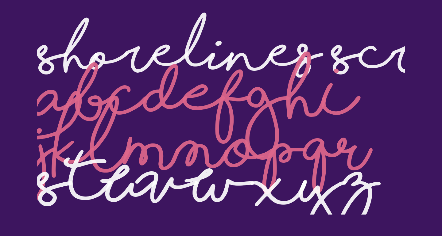 Shorelines Script Bold free Font - What Font Is