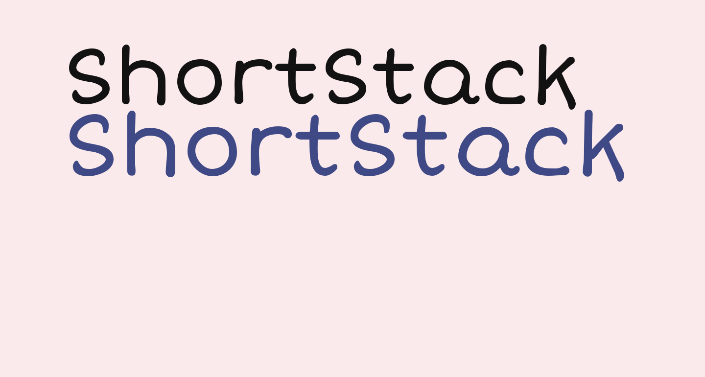ShortStack free Font - What Font Is