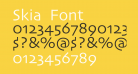 Skia free Font - What Font Is
