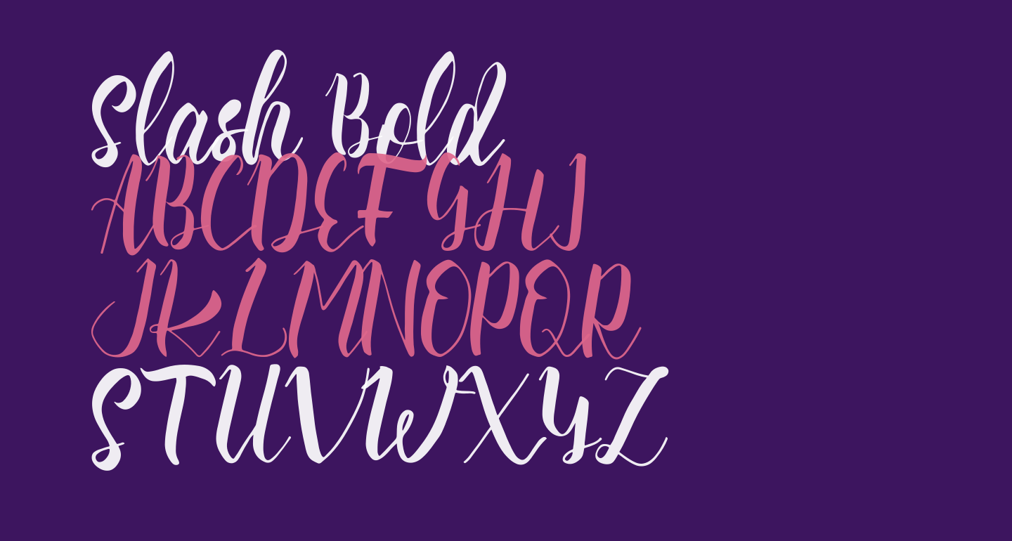 Slash Bold free Font - What Font Is